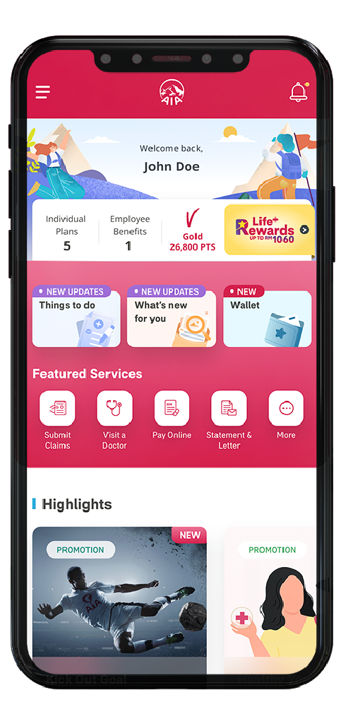 Life+ Rewards with AIA+ App | AIA Malaysia