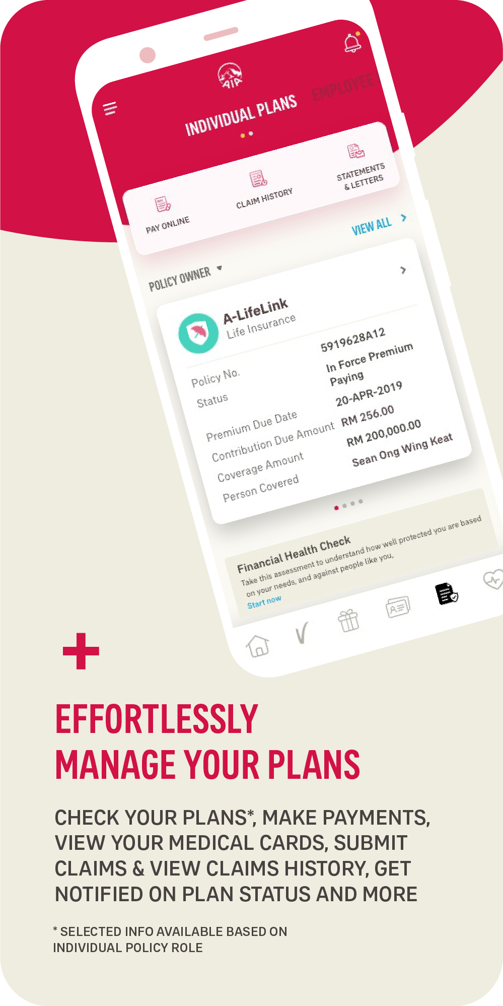 The New MyAIA App | Feature-Rich Insurance Mobile App