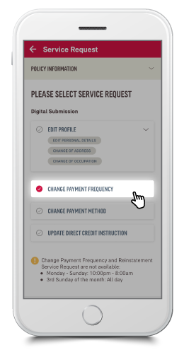 Change Your Payment Frequency