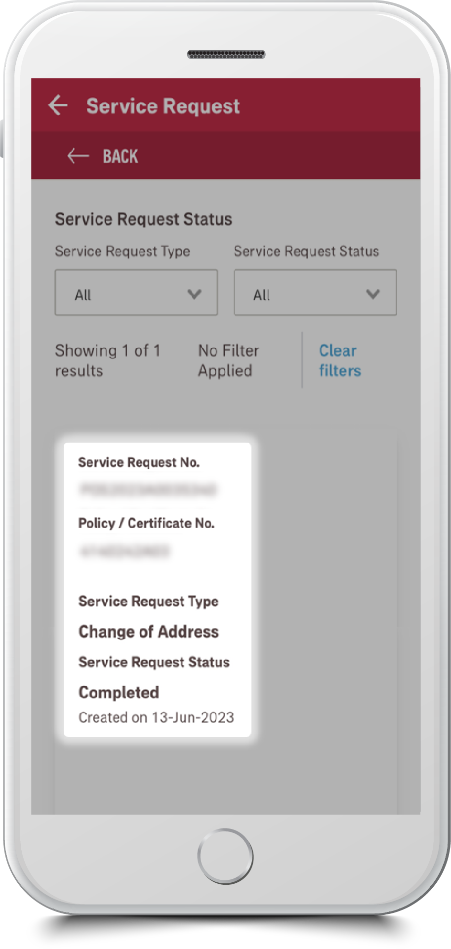 View Your Service Requests